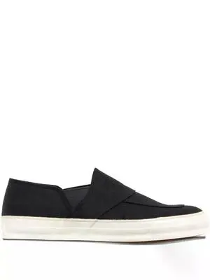 Comme Des Garçons Panelled Trainers - Black