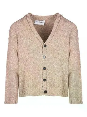AMARANTO V-neck Buttoned Cardigan