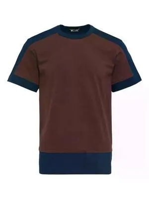 Comme Des Garçons Colourblock T-shirt - Blue
