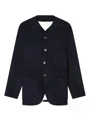 Emporio Armani Buttoned Patch-pocket Jacket