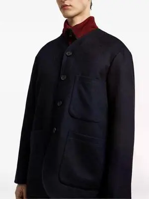 Emporio Armani Buttoned Patch-pocket Jacket