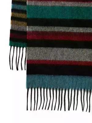 Paul Smith Striped Scarf - Blue