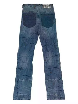 WHO DECIDES WAR BY EV BRAVADO Studded Straight Leg Jeans