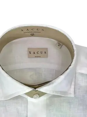 XACUS Point-collar Buttoned Shirt - White