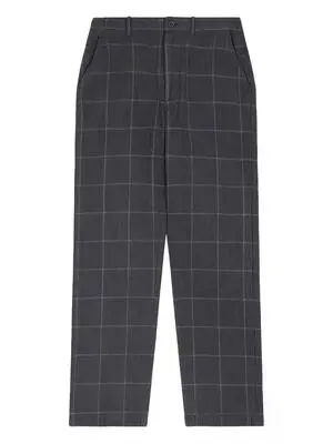 Comme Des Garçons Checked Trousers