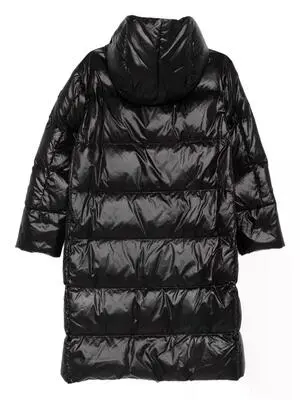 Peuterey Quilted Hooded Coat - Black
