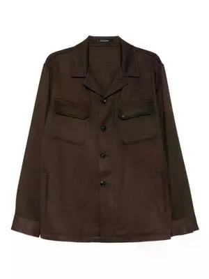 Tagliatore Buttoned Chest-pocket Shirt