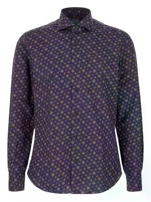 Barba Napoli Pattern Shirts For Men