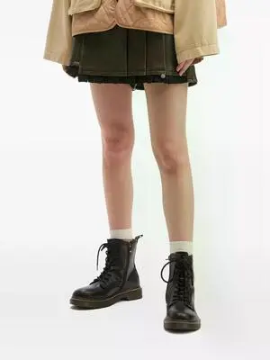 MUSIUM DIV. Pleated Buckle Shorts
