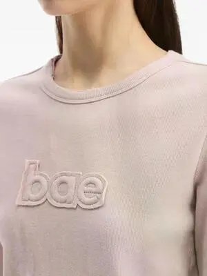 B+AB Embossed Long-sleeve Top