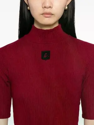 AGNÈS B. Logo-embroidered Top