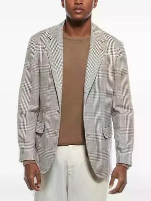 Brunello Cucinelli Flap-pocket Checked Blazer