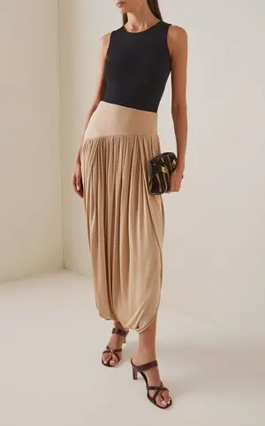 Draped Midi Skirts