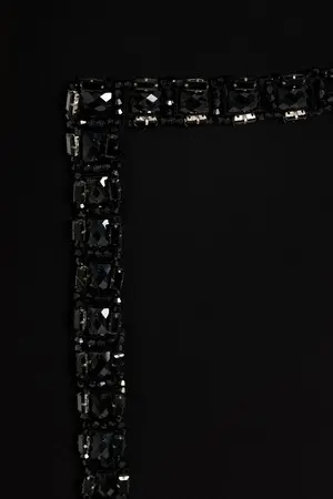 Max Mara Aversa Crystal-embellished Crepe Mini Dress