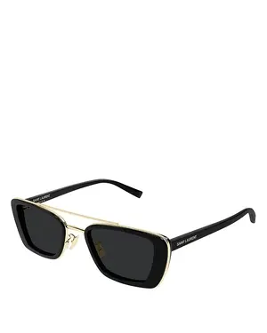 Saint Laurent Rectangular Sunglasses - Black