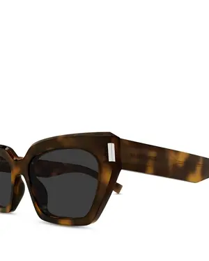 Saint Laurent Cat Eye Sunglasses, 55mm - Avana