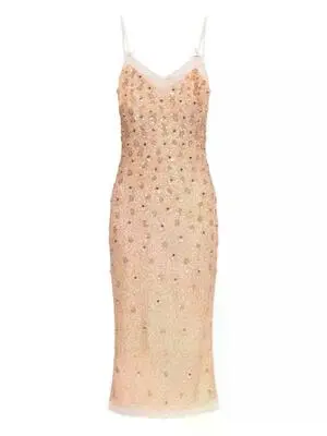 LoveShackFancy Mirrian Lace Dress - Pink