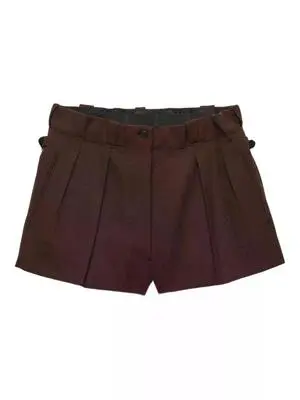 Prada Chevron Wool Shorts