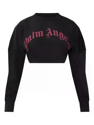 Palm Angels Long Sleeve Performance Tops For Women