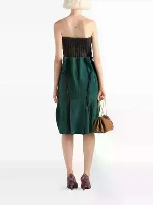 Prada Ribbed Bandeau Top