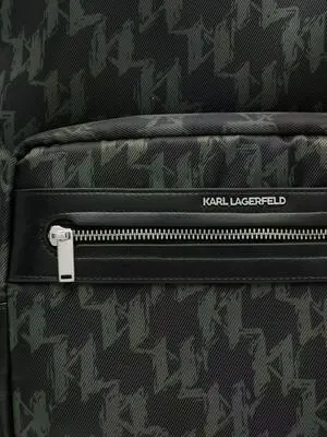 Karl Lagerfeld Monogram Backpack
