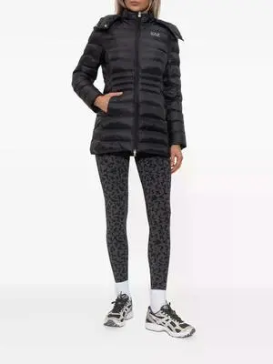 EA7 Train Sporty Camouflage-pattern Leggings