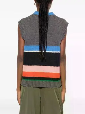 Stine Goya Ribbed Knit Vest
