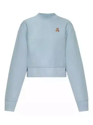 Palm Angels Mock-neck Long-sleeve Sweatshirt