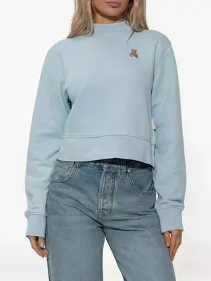 Palm Angels Mock-neck Long-sleeve Sweatshirt