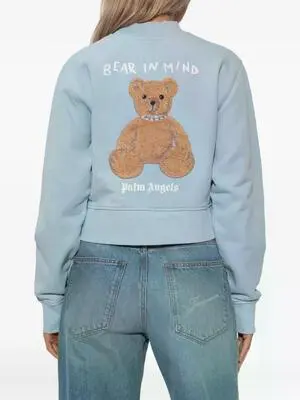 Palm Angels Mock-neck Long-sleeve Sweatshirt