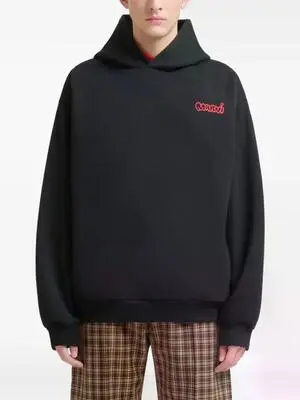Marni Logo-print Cotton Hoodie