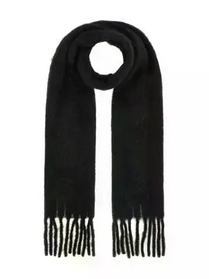 Marni Fringed-edge Scarf - Black