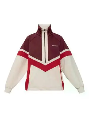 Palm Angels Half Zip Sweatshirts Hoodies For Women