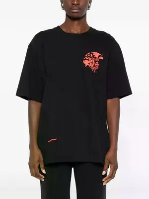 NOTRAINPROOF Graphic-print Crew-neck T-shirt - Black