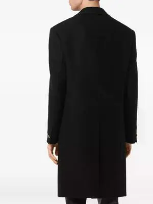 Versace Single-breasted Wool Coat