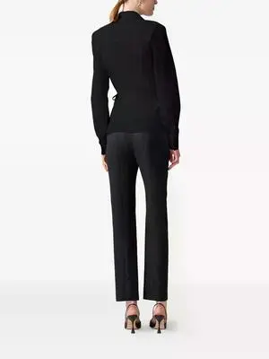 Carolina Herrera Tie-waist Wrap Shirt