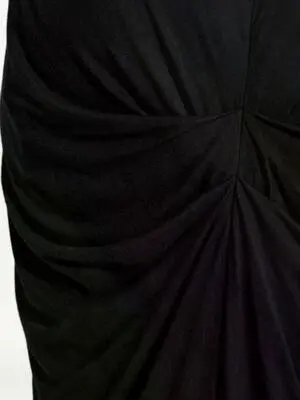 ENTIRE STUDIOS Draped Midi Skirt - Black