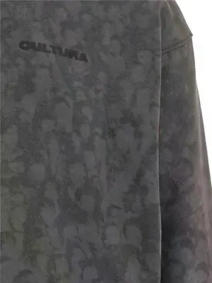 CULTURA Embroidered Logo Printed Sweatshirt