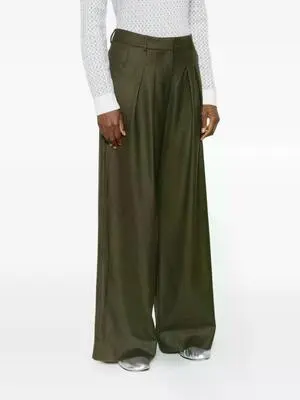 Eric Bompard Pleated Belt-loops Trousers