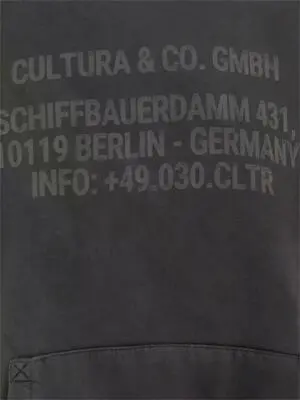 CULTURA Logo-print Hooded Sweatshirt