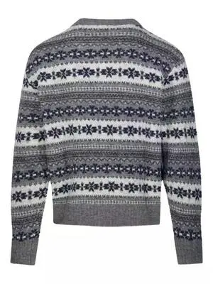 DUNST Fair-isle Crew-neck Jumper