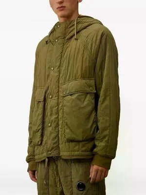 C.P. COMPANY Hooded Quilted Jacket