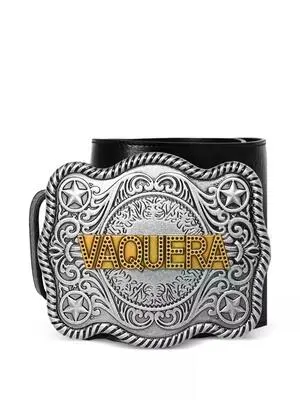 Vaquera Western Buckle Belt - Black