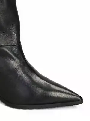 FRATELLI RUSSO Ruched Stiletto Boots