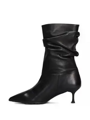 FRATELLI RUSSO Ruched Stiletto Boots