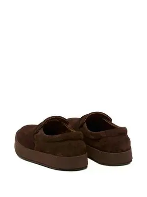Marsèll Suede Slip-on Loafers - Brown