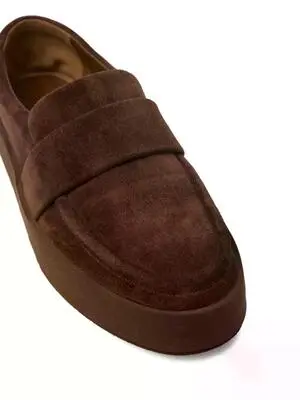 Marsèll Suede Slip-on Loafers - Brown