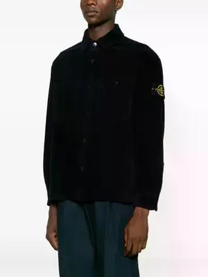 Stone Island Corduroy Shirt Jacket - Blue