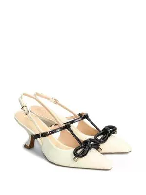 GUILHERMINA 70mm Bow Strap Pumps