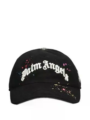 Palm Angels Logo Embroidered Cap